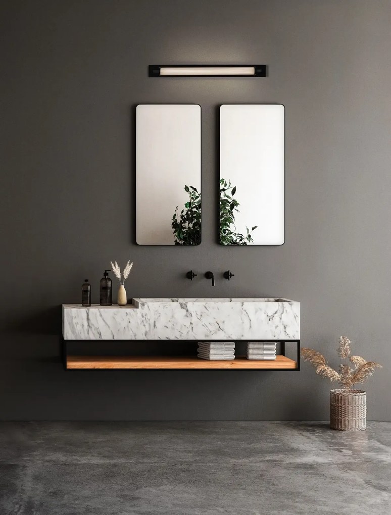 Designové nastěnné svítidlo Fasko 80 Černá