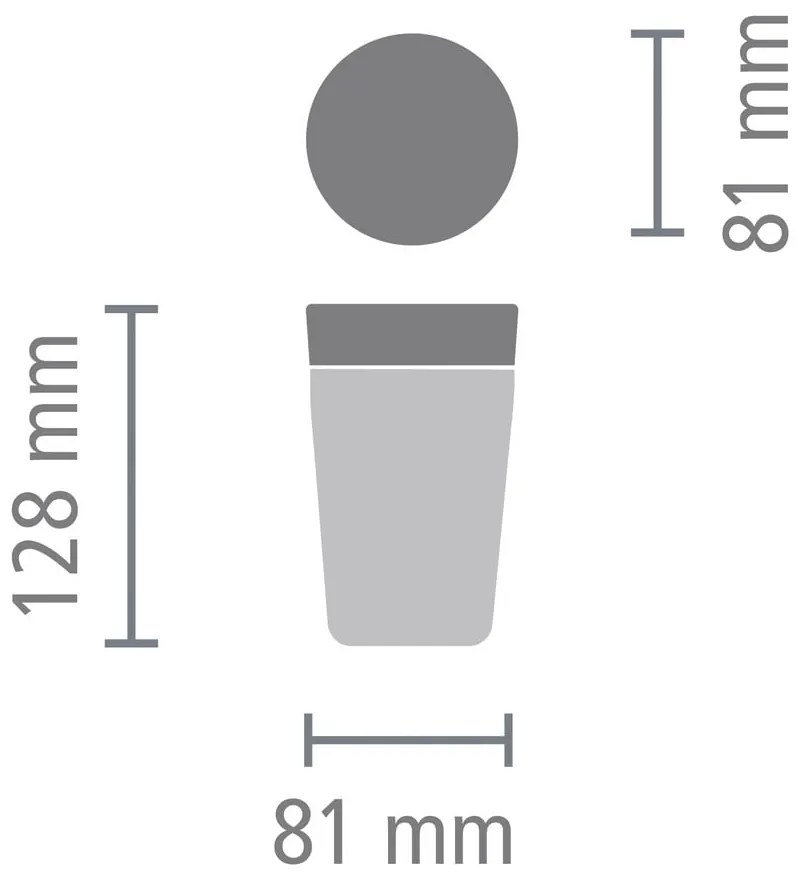Světle šedý termo hrnek 200 ml Make &amp; Take – Brabantia