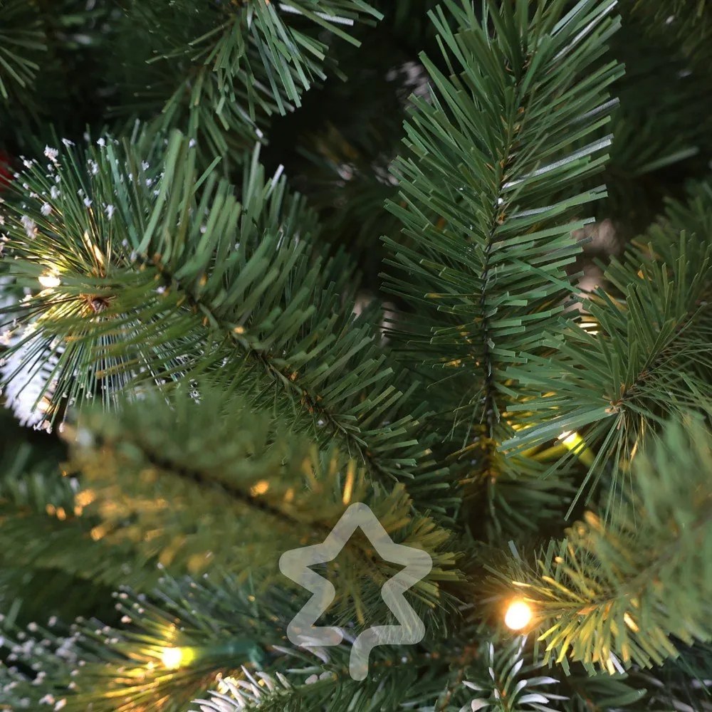 Umělý vánoční stromeček výška 210 cm Snowy Pine LED – Můj Stromeček