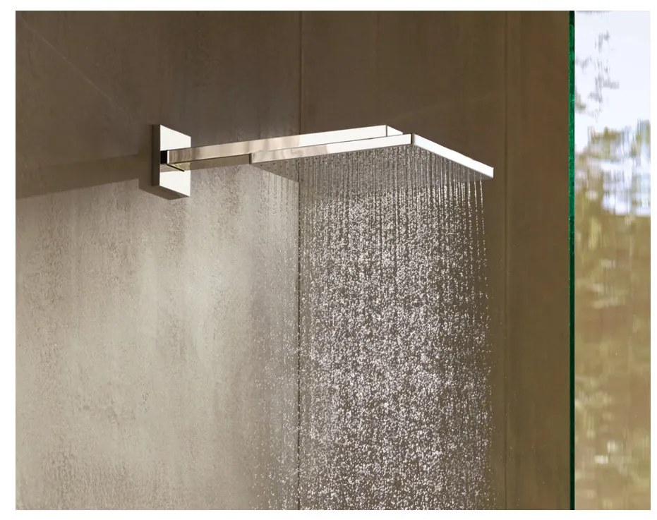 Hansgrohe Raindance E, hlavová sprcha 300 1jet EcoSmart se sprchovým ramenem, chromová, HAN-26239000