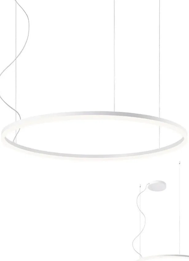 Redo 01-1712 - LED Lustr na lanku ORBIT LED/55W/230V bílá