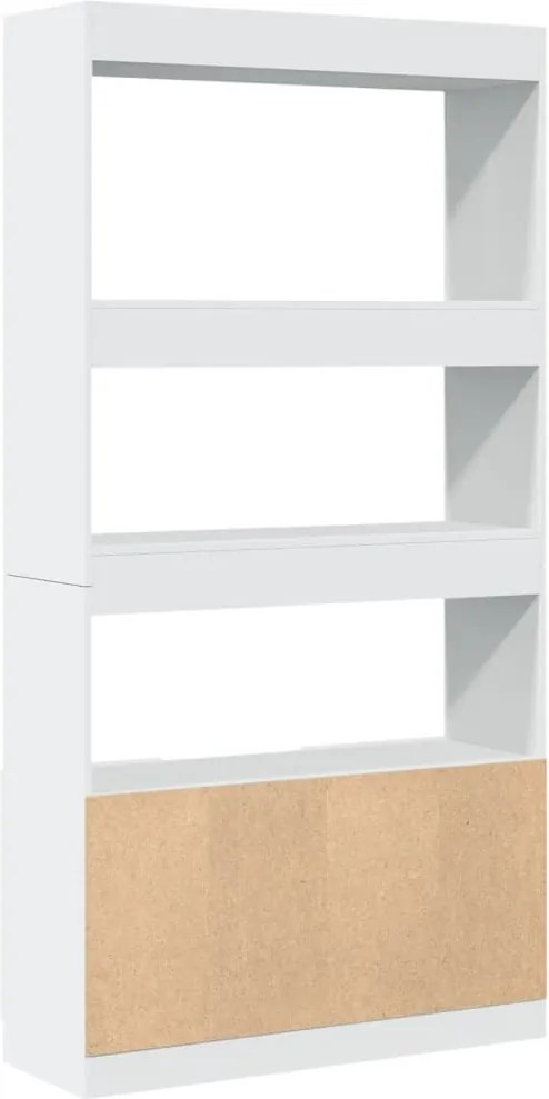 Skříň highboard bílá 92 x 33 x 180 cm kompozitní dřevo 3309618
