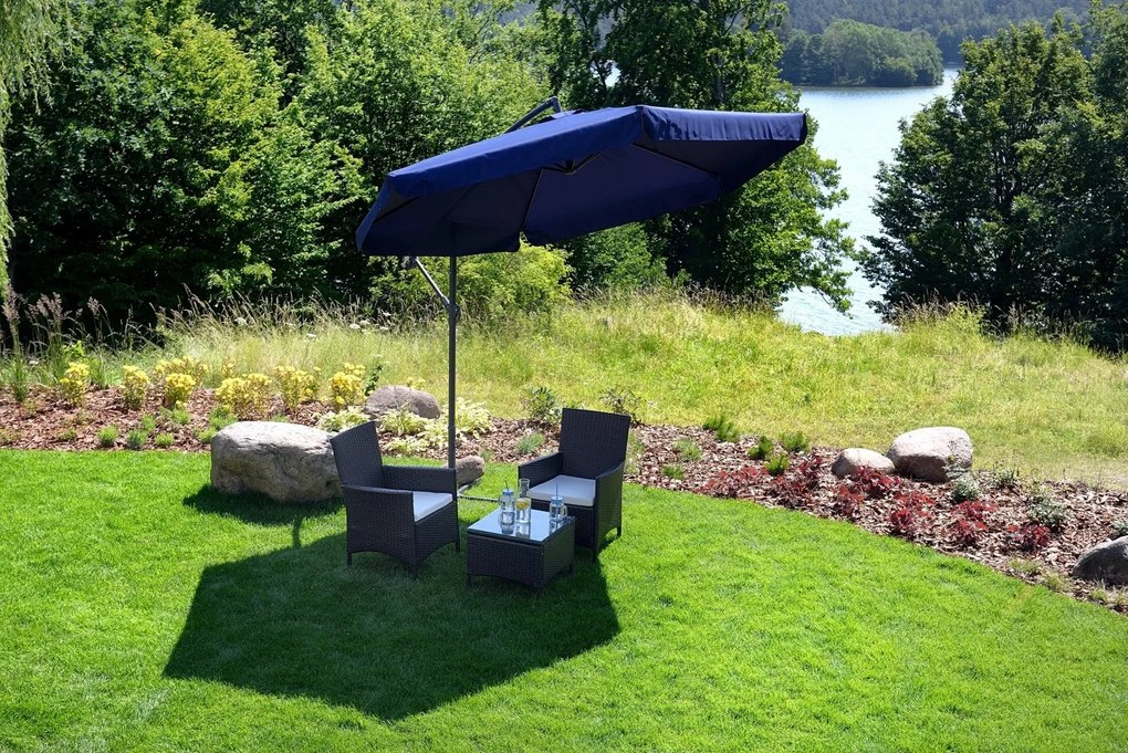 Tomido Zahradní slunečník EXCLUSIV 300 cm BLUE 3052