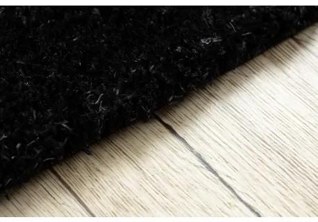koberec FLUFFY 2370 shaggy tečky antracit / bílá velikost 120x170 cm | krásné koberce cz