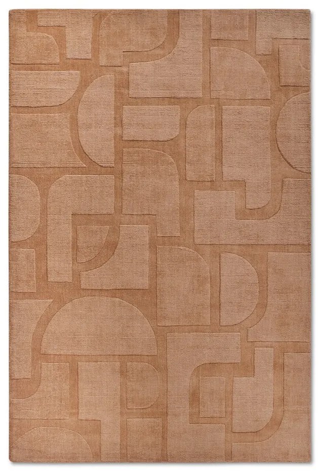 Hnědý ručně tkaný vlněný koberec 160x230 cm Alexis – Villeroy&amp;Boch