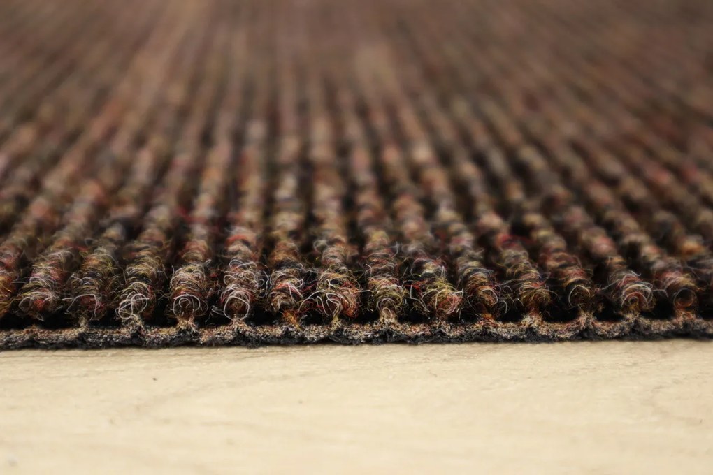 Spoltex, Protiskluzový běhoun na míru Rekord 811 hnědý, šíře 100 cm, hnědá, chodba / předsíň