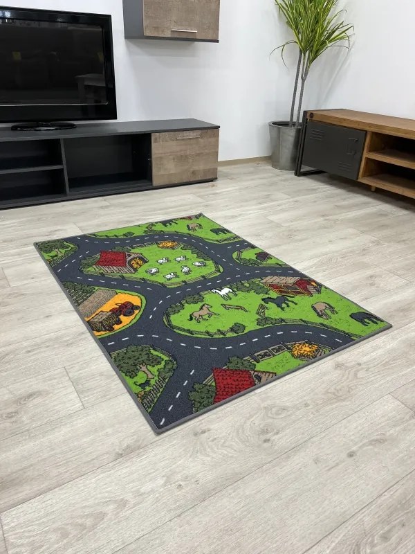 Dětský kusový koberec Farma 100x140 cm