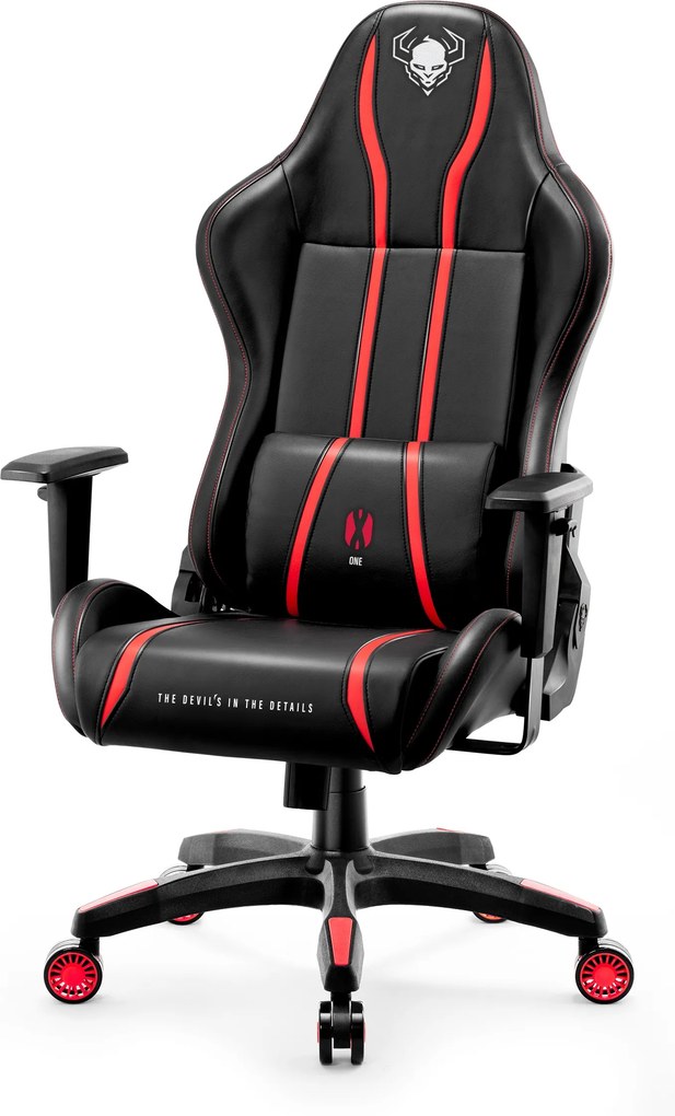 Herní křeslo z eko kůže Normal Size, černý-červený: Diablo X-One 2.0
