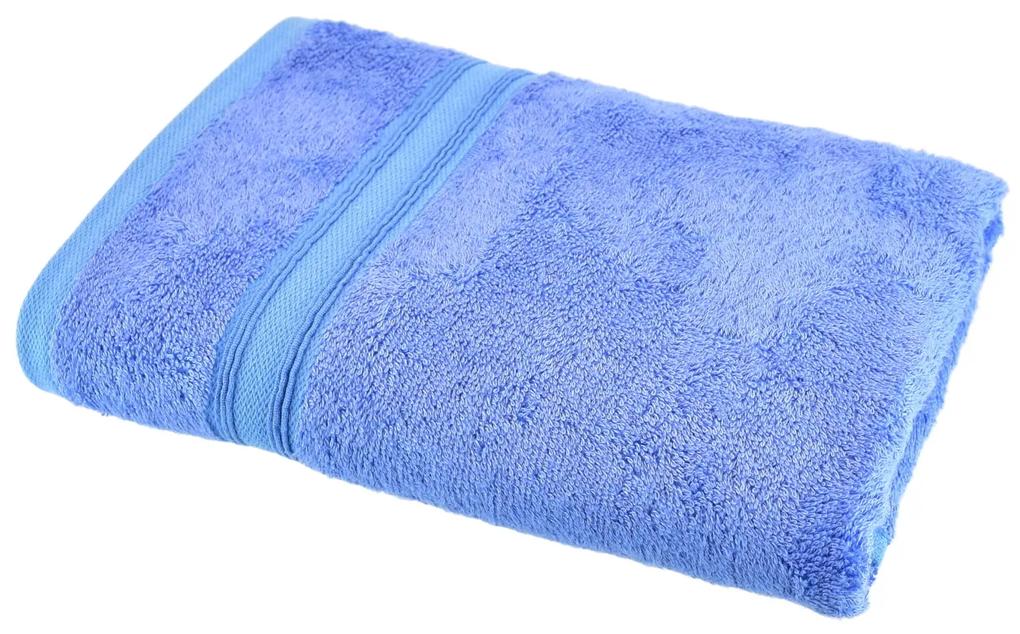 bambusový ručník 50x100 cm modrý