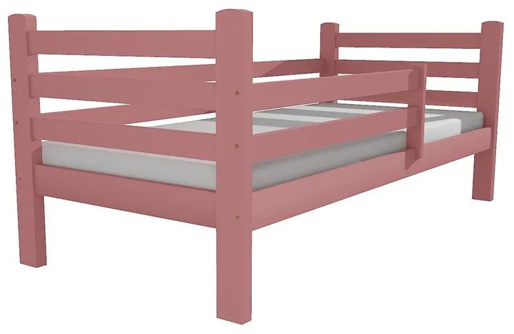 Vomaks Dětská postel M 001 NEW* 80 x 160 cm netransparentní barva růžová