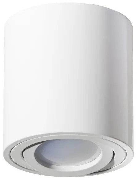KOBI Podhledové bodové svítidlo B7092 výklopné, kruhové - bílá + patice GU10