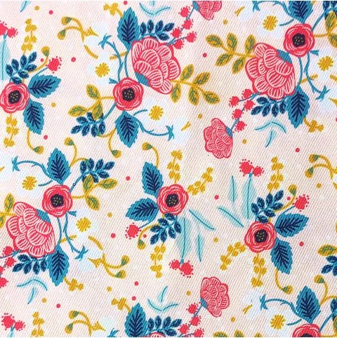 MILK&PEPPER Obojek pro psy Flora Fleuri Fond Rose Velikost: 35