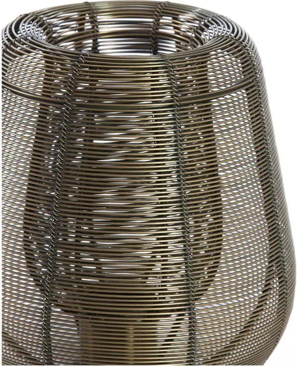 Kovová stolní lampa v bronzové barvě (výška 42 cm) Aboso – Light &amp; Living