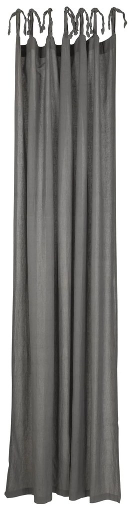 IB LAURSEN Bavlněný závěs Grey 220x140 cm, šedá barva, textil