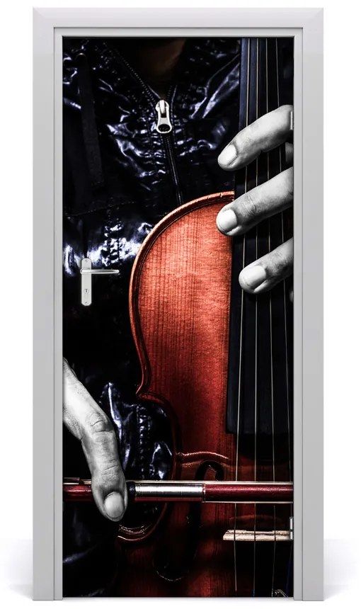 Fototapeta na dveře hudba housle 75x205 cm