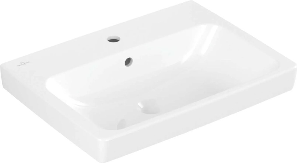 Villeroy & Boch Architectura - Umyvadlo 60x45 cm, s přepadem, otvor pro baterii, CeramicPlus, alpská bílá 4A8760R1