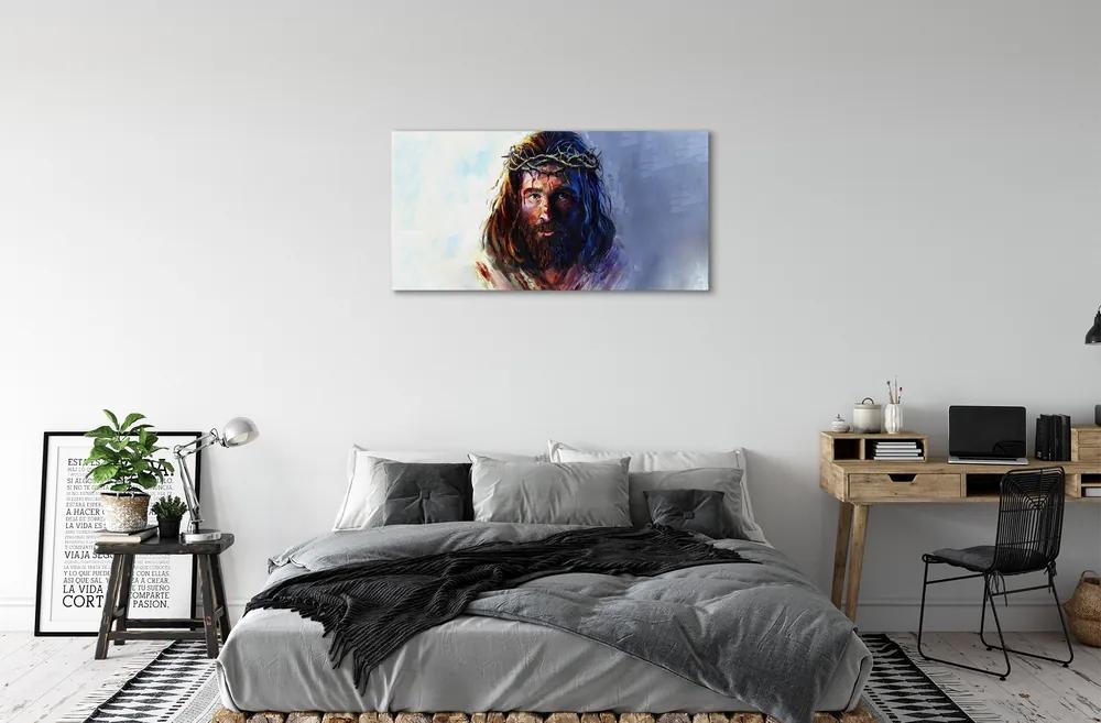 Obrazy na plátně obrázek Ježíše 140x70 cm