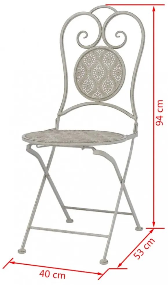 Zahradní bistro set 3 ks Dekorhome