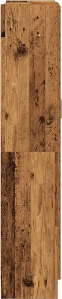 Skříň old wood 82,5 x 30,5 x 150 cm kompozitní dřevo 3318718