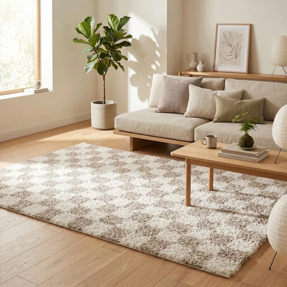 Béžový/krémový koberec 160x230 cm Grida – ESTE