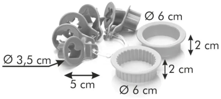 Tescoma Delícia Vykrajovátka dětská na linecké