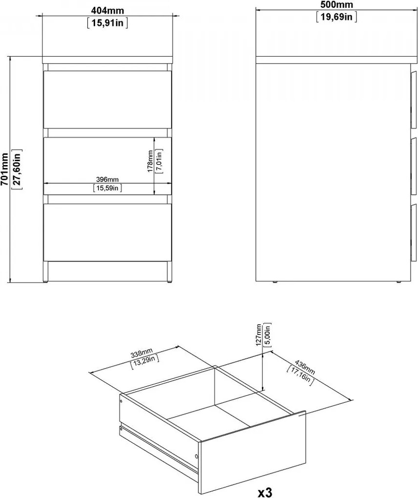 Komoda Simplicity 237 jackson hickory