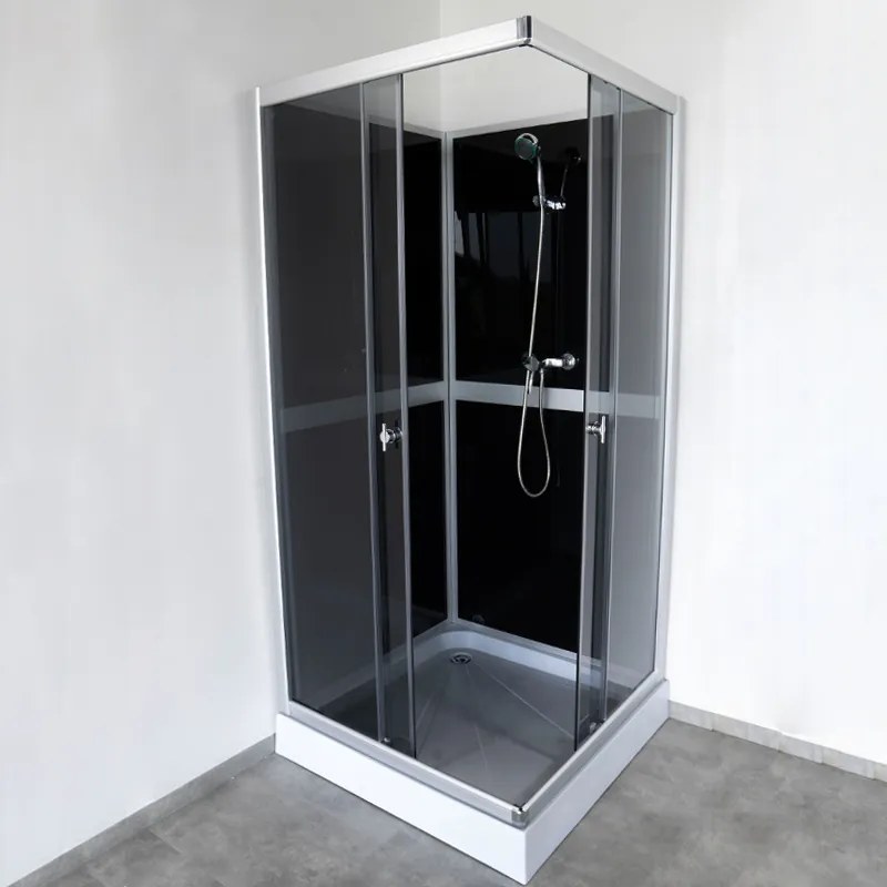 BPS-koupelny Sprchový box WSH309A GREY 80x80