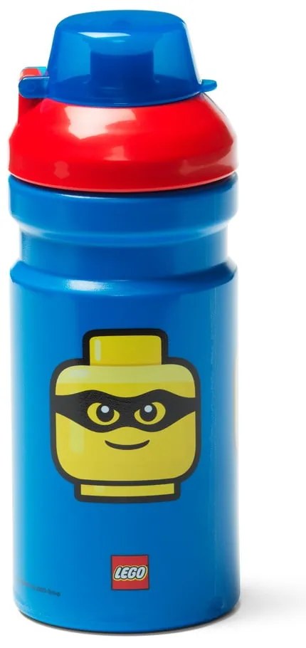 Set červeno-modrého svačinového boxu a lahve na pití LEGO® Iconic