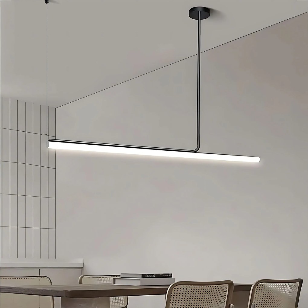 Toolight Toolight, LED stropní svítidlo 140cm, 14W, APP1660-CP, černá, OSW-06994
