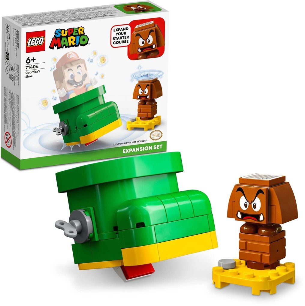 Lego stavebnice lego super mario 71404 goombova bota – rozšiřující set