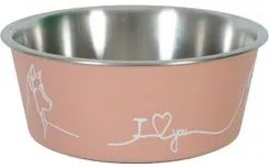 Zolux S.A.S. Miska nerez pes LOVE DOG 400ml růžová Zolux
