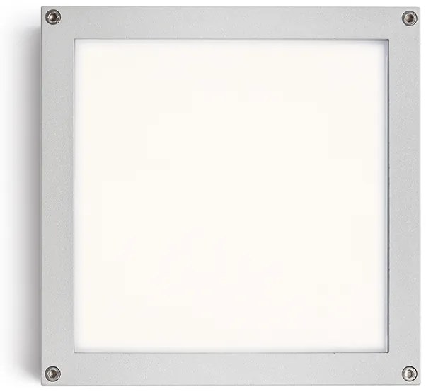 RENDL R10552 SCOTT LED venkovní světlo, stropní IP54 stříbrnošedá