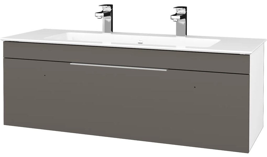 Dřevojas Koupelnová skříň ASTON SZZ 120 Varianta: D08 Wenge / Úchytka T06 / D08 Wenge