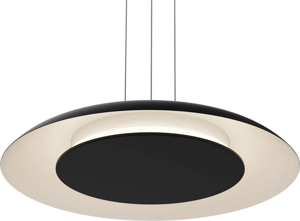 Závěsné LED svítidlo Piattino, 1x LED 30w, 3000-6000k, b/w