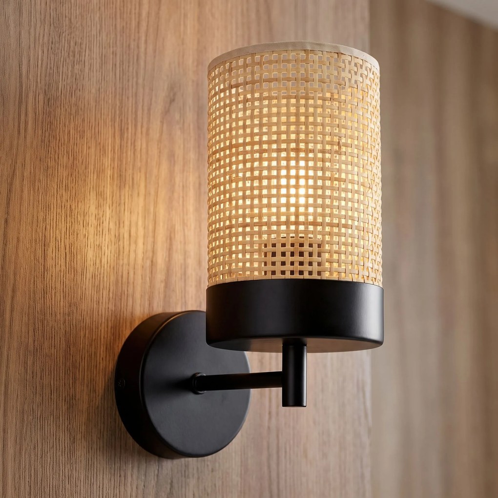 Toolight Rea, nástěnné svítidlo APP1903-1W, 60W, IP20, černá, OSW-63002