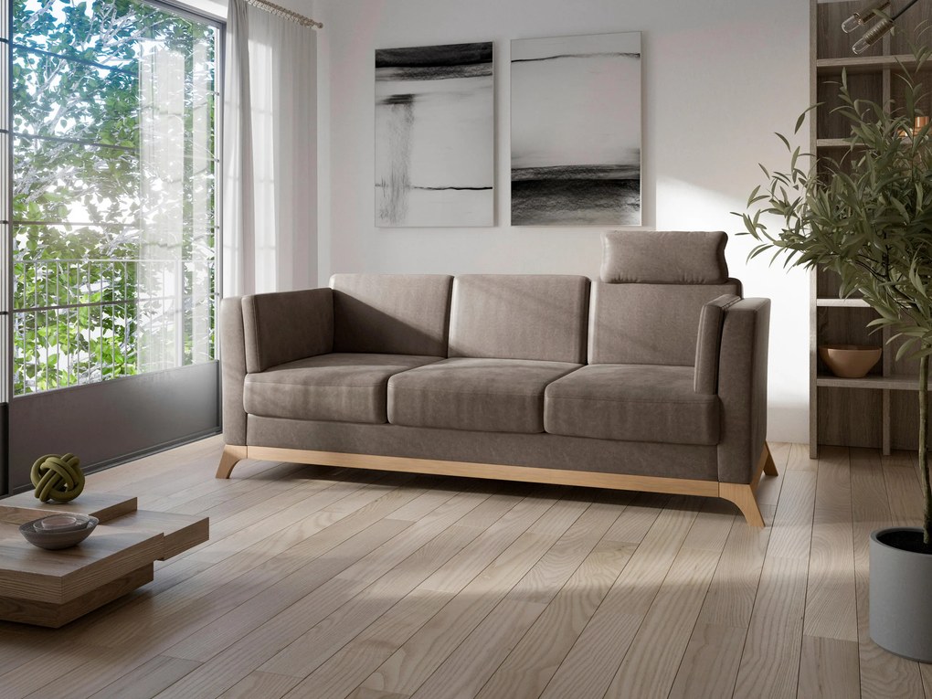 XXXLutz TŘÍMÍSTNÁ POHOVKA, textil, hnědá Sit & More - Pohovky - 000144022315