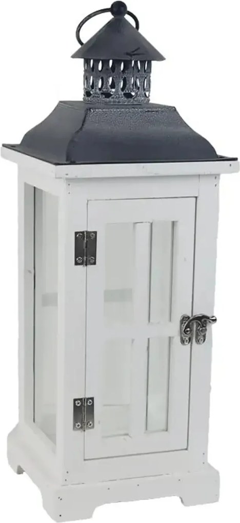 Dřevěná lucerna D7220/A - výška 44 cm