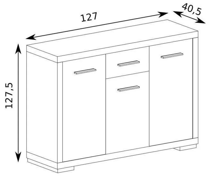 Vegas S - komoda V6 - santana světlá