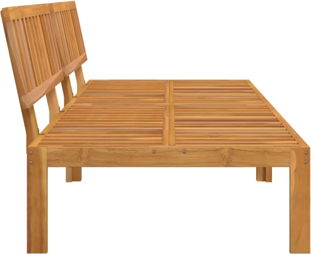 Zahradní středové pohovky z palet 2 ks masivní akáciové dřevo 3209433