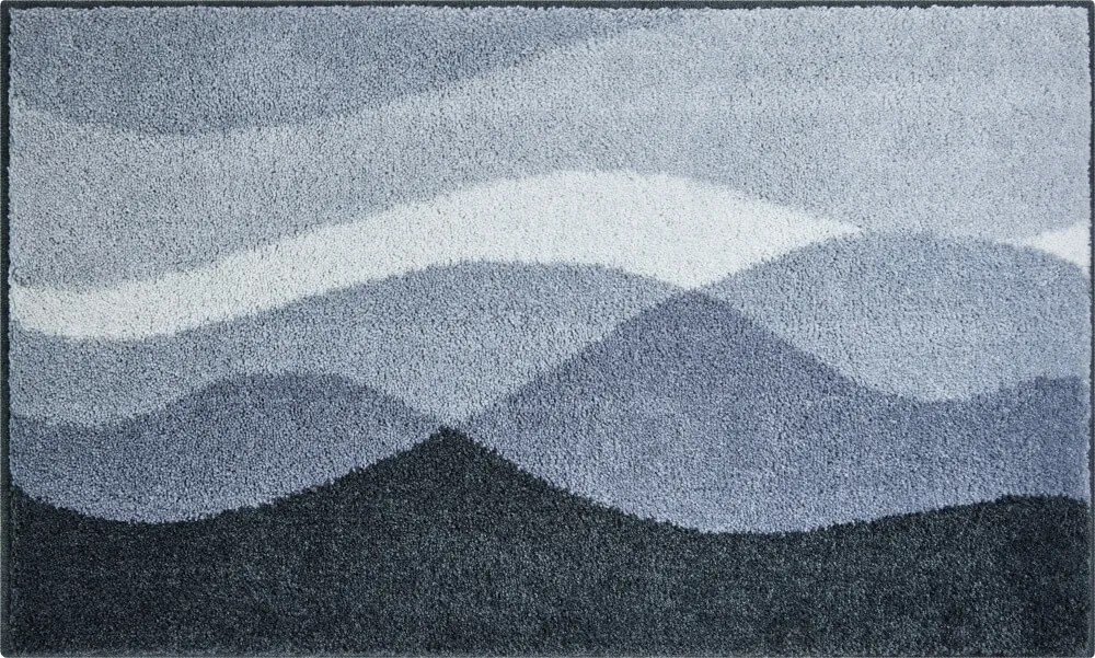 GRUND Koupelnová předložka HILLS antracit Rozměr: 60x100 cm