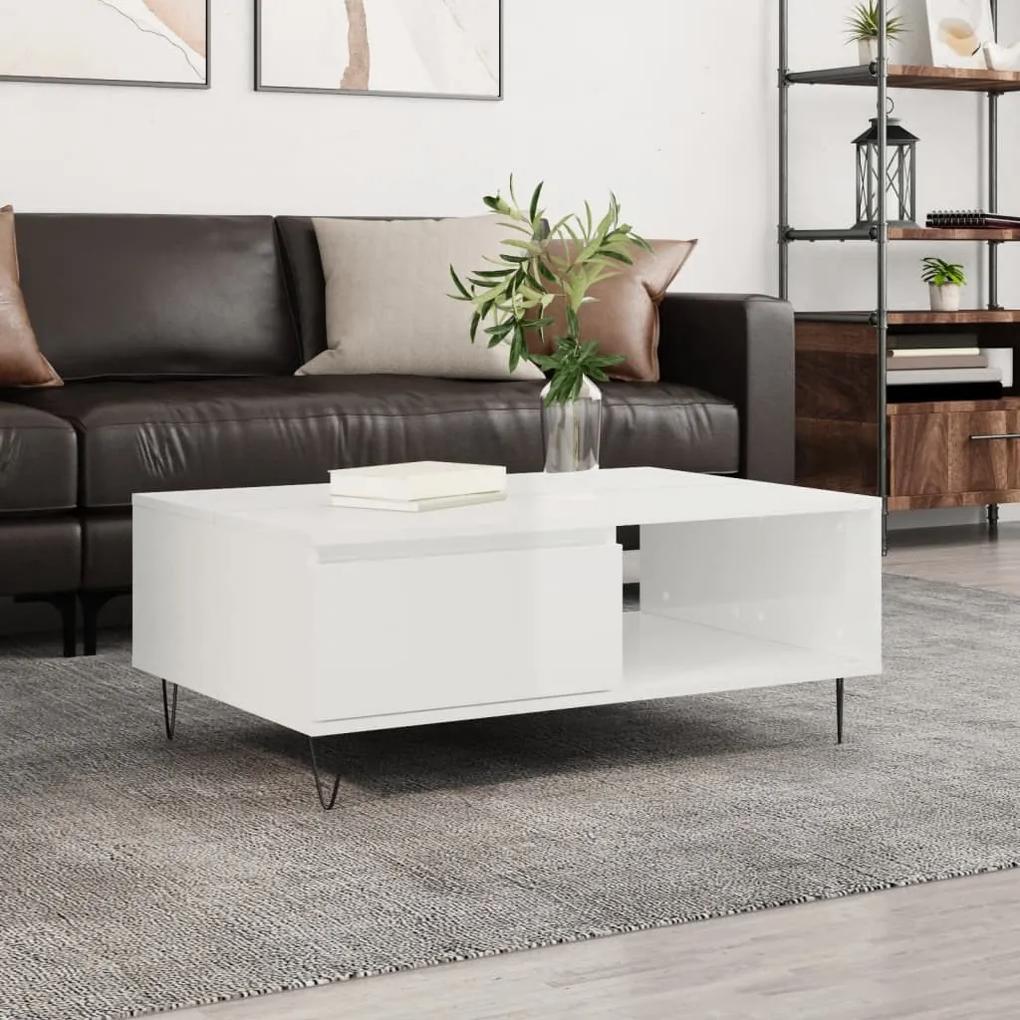 vidaXL Konferenční stolek 90 x 60 x 35 cm kompozitní dřevo [827067] Barva: Betonová šedá