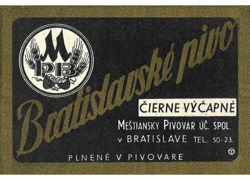 Cedule Bratislavské Pivo – Čierne Výčapné