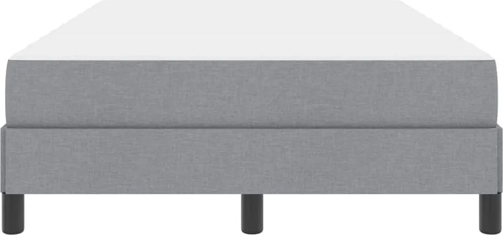 Postel s boxspringem Světle šedá 120 x 190 cm textil 3398472