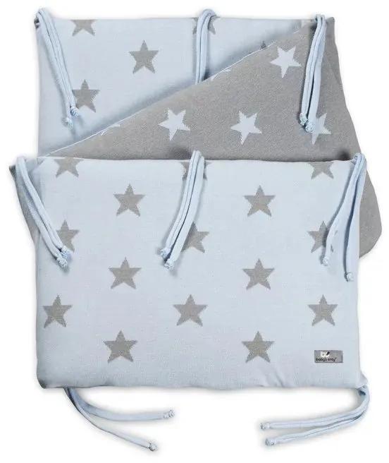 Baby´s Only Mantinel do postýlky - Baby&#39;s Only &quot;Star&quot; Bumper Baby Blue/Grey