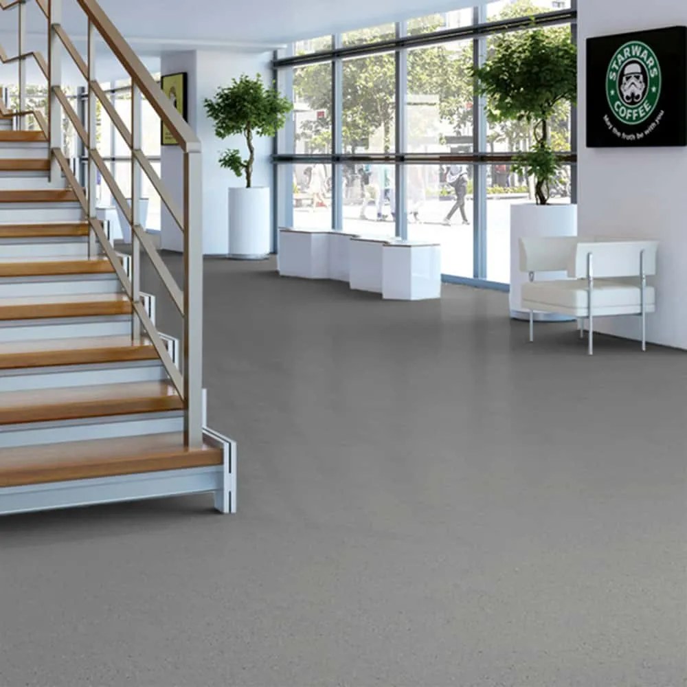 GERFLOR PVC Mipolam Cosmo 2638 tmavě šedý ŠÍŘKA: 2 m, POUŽITÍ: Zátěžové