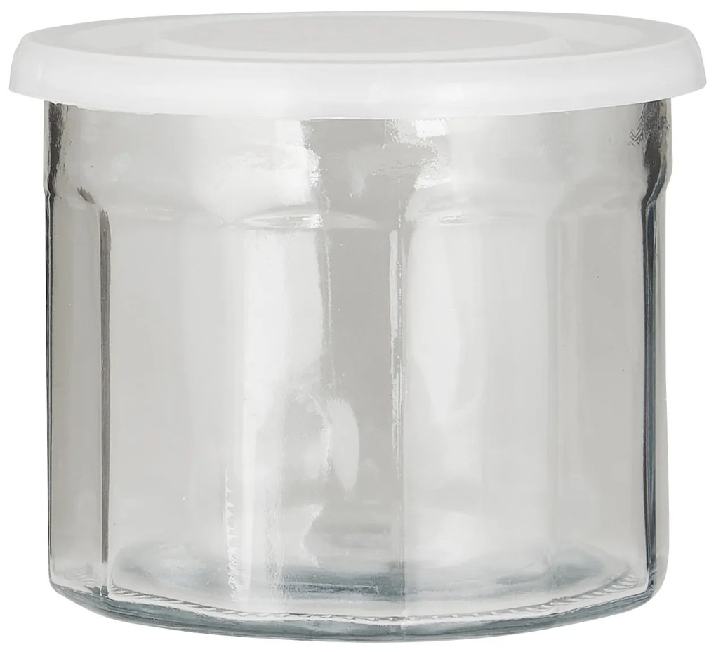 Ib Laursen Skleněná dóza s víčkem Transparent 870 ml, čirá barva