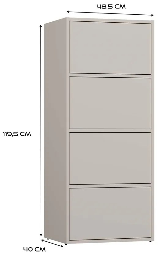 Komoda Alma 50 cm - výběr z 4 provedení