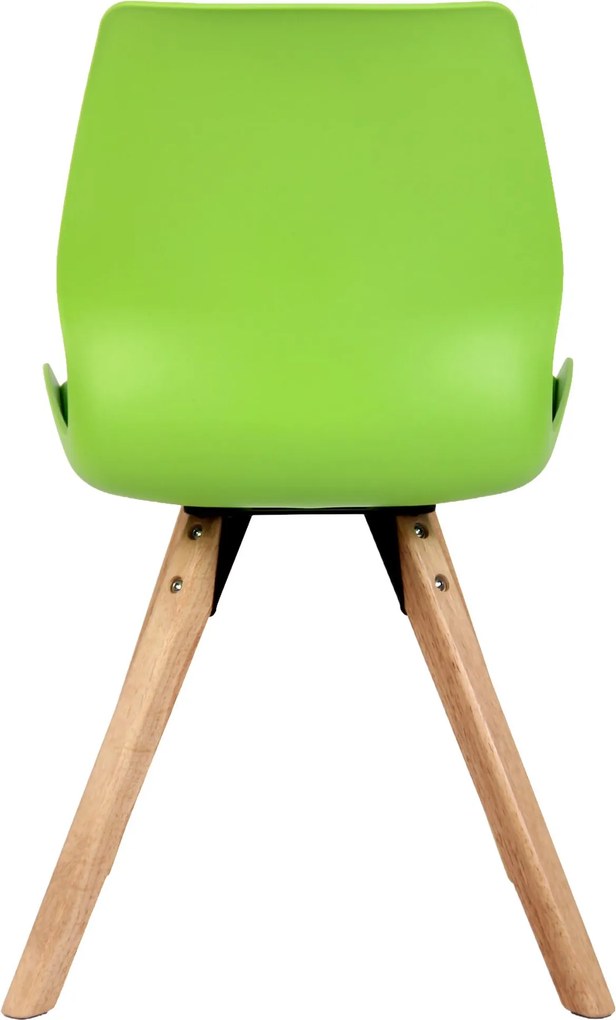 Židle Luna plast – zelená