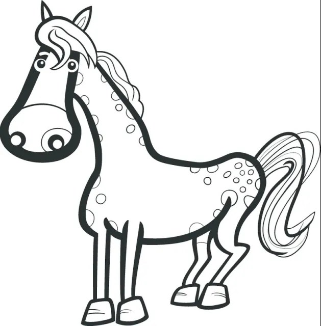Samolepka Koník