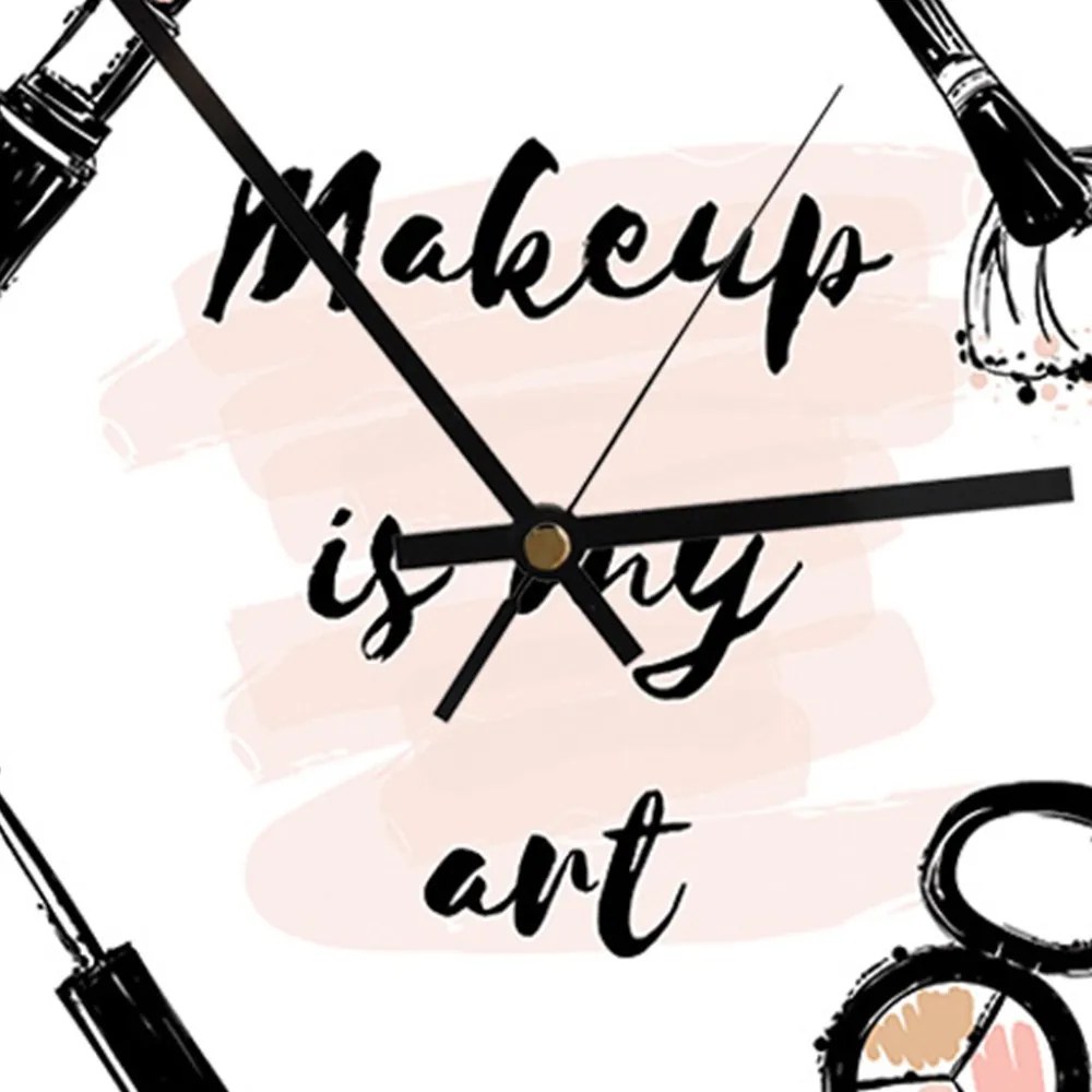 Gario Hodiny na zeď Makeup time Rozměry: 40 x 40 cm